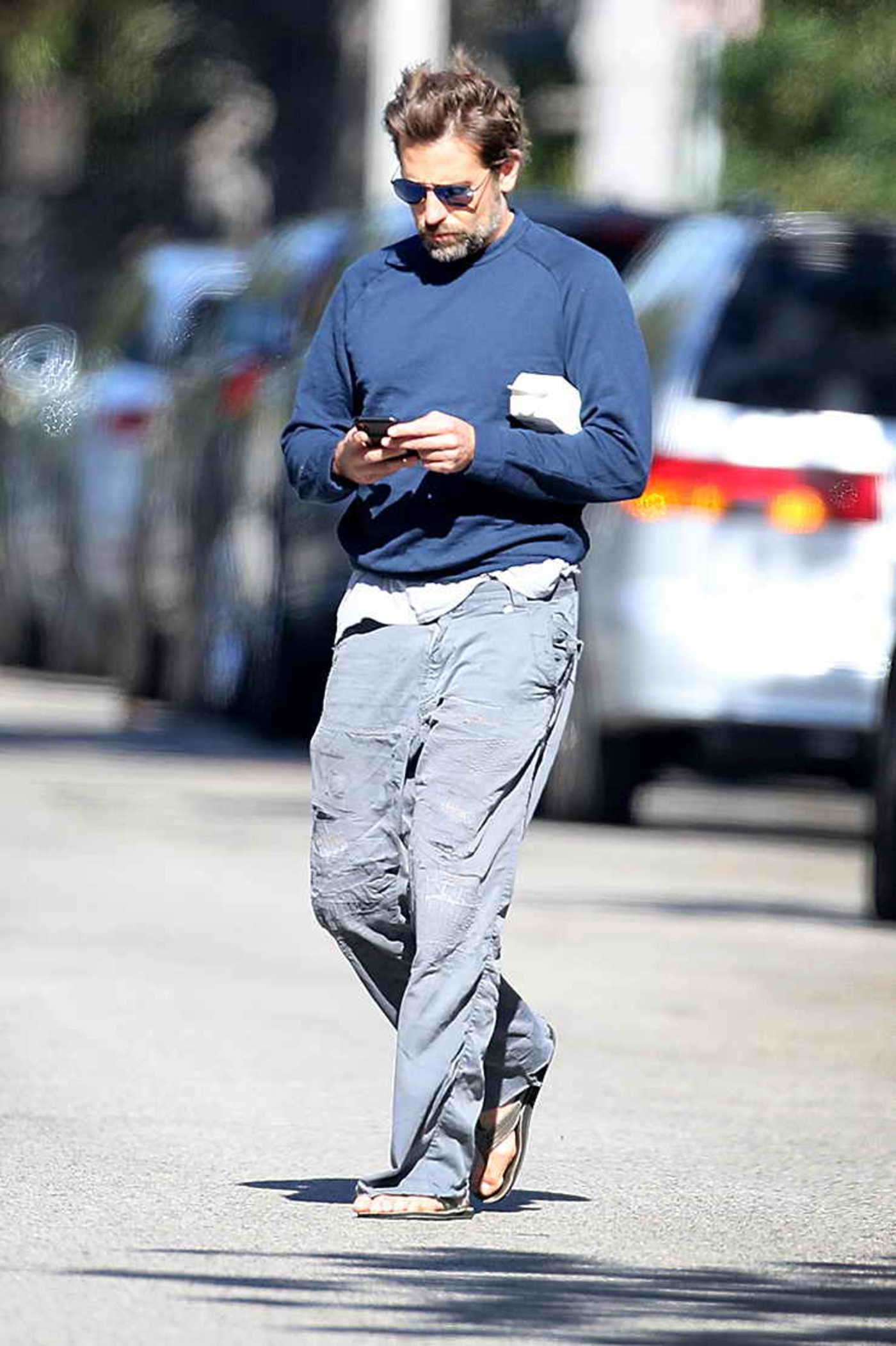 Bradley Cooper in a Ripped Jeans Was Seen Out in Los Angeles 03/08/2019 ...